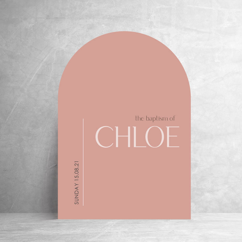 Chloe Welcome Board – Carte Elegante
